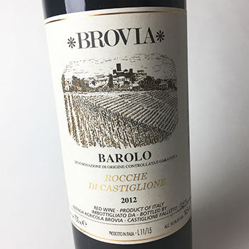 "Extremely beautiful" - 2012 Brovia Barolo Rocche – Crush Wine & Spirits