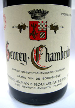 My Wine of the Year - 2009 ROUSSEAU – Crush Wine & Spirits